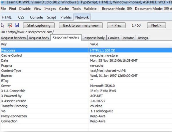 Debugging HTTP Requests and HTTP Responses Debugging HTTP Requests and HTTP Responses